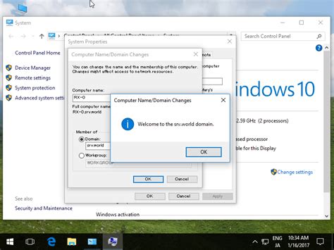 Windows Server 2016 Active Directory Join In Domain From Clients Server World