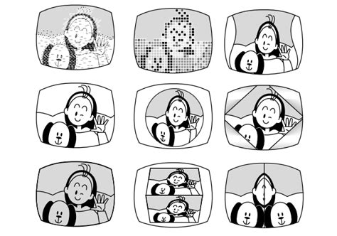 Some Image Effect Examples From A Canon Instruction Book From 2003