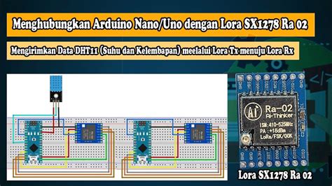 Lora Sx1278 Cara Menghubungkannya Ke Arduino Nano Uno Untuk Mengirim