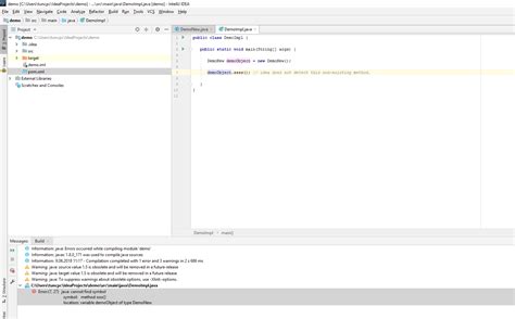 Intellij Idea Does Not Detect And Underline Non Existing Methods In The Editor Pane Stack Overflow
