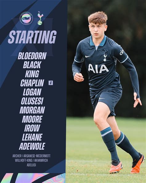 오피셜 토트넘 U18 선발라인업 Vs 브라이튼 해외축구 에펨코리아
