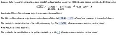 solved c the p value for the two sided test of the null