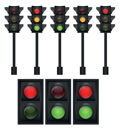 Traffic Light Vector Illustration 4544857 Vector Art At Vecteezy