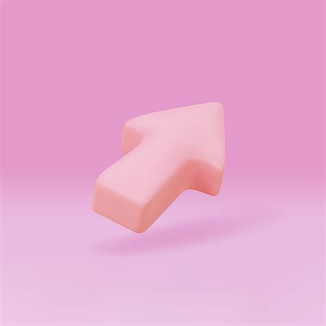 3d Arrow Pointer Realistic Icon Geometric Mouse Cursor For Website