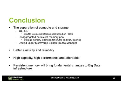 Optimizing Performance And Computing Resource Efficiency Of In Memory Big Data A