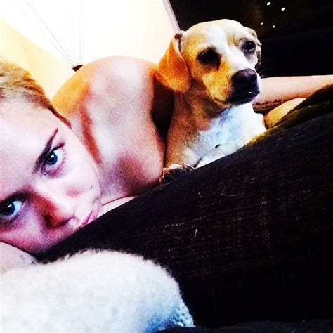Miley Cyrus Bed Selfie 2