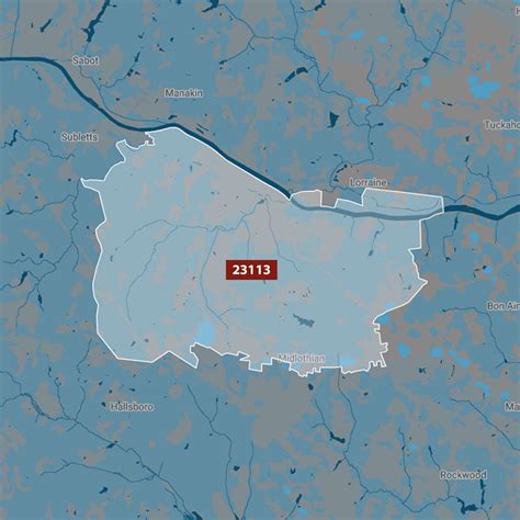 Virginia Zip Code Map