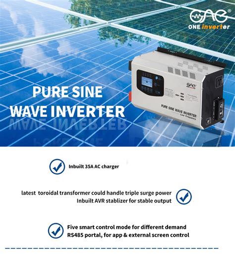 China Customized Off Grid Hybrid Solar Inverter 5kw Manufacturers