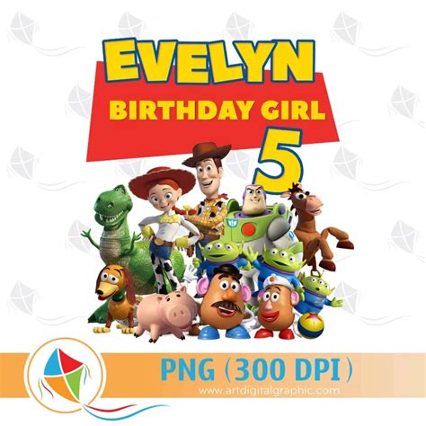 Birthday Girl Toy Story Png Best Design Birthday