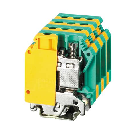 USLKG35N Grounding Din Rail Terminal Block Phoenix Contact And Earthed Terminal Block