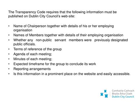 PPT Lobbying Act 2015 Transparency Code PowerPoint Presentation Free Download ID 9529989