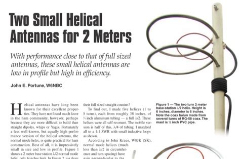 Helical Antennas For 144 Mhz Antennashelical The Dxzone