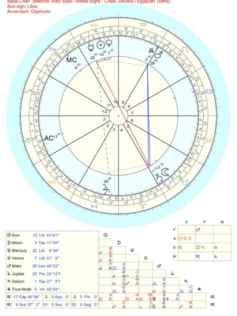 제 점성술 차트 봐주세요 지식in