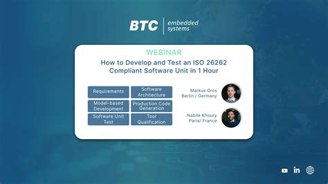 How To Develop And Test An Iso 26262 Compliant Software Unit In 1 Hour