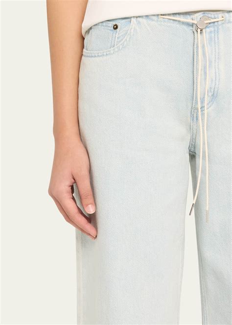 Still Here Cool Relaxed Drawstring Jeans Bergdorf Goodman