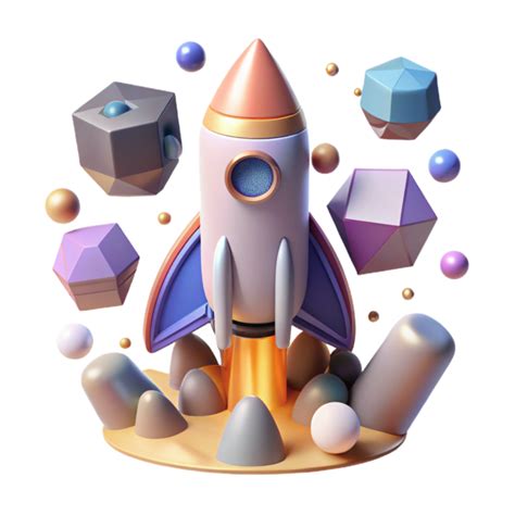 Magnificent Creative Spacecraft Launch Sequence Cutout With Multiple