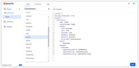 Mysql Etl Connector Embedded Bi Bold Bi Learning