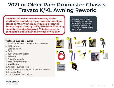2021 Or Older Ram Promaster Chassis Travato Kkl Awning Rework