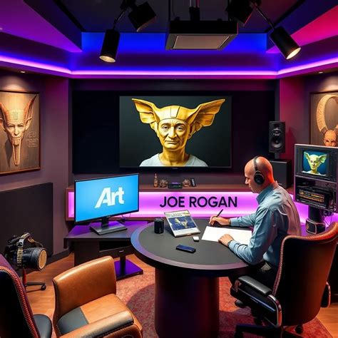Joe Rogan Honors Art With Photo In Studio Mysterylores