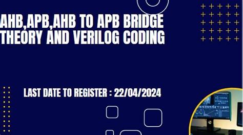 Tadakamalla Gourav On Linkedin Happy To Share That Im Launching A New Course On Amba Ahb Apb