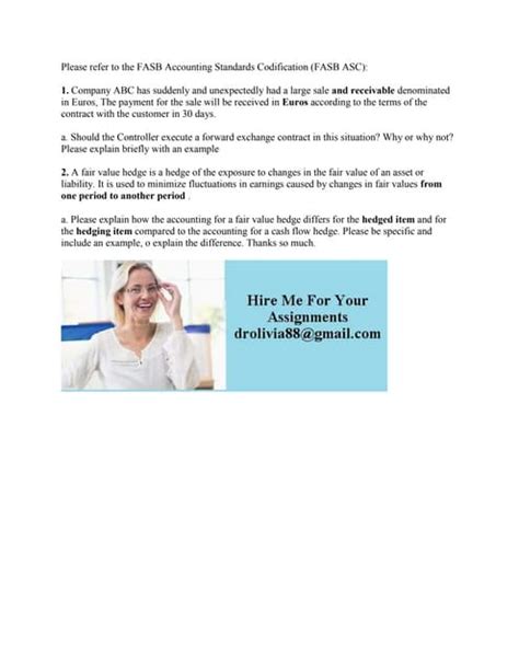 Please Refer To The Fasb Accounting Standards Codification Fasb Asc