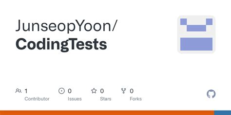 Github Junseopyoon Codingtests