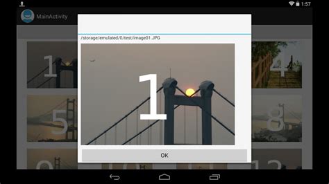Touch Gridview To Show Photo Youtube