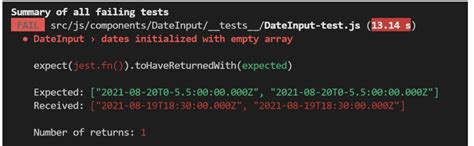 Dateinput Test Is Not Passing For Other Time Zones · Issue 5539 · Grommetgrommet · Github
