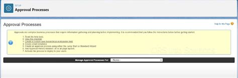 Approval Process In Salesforce