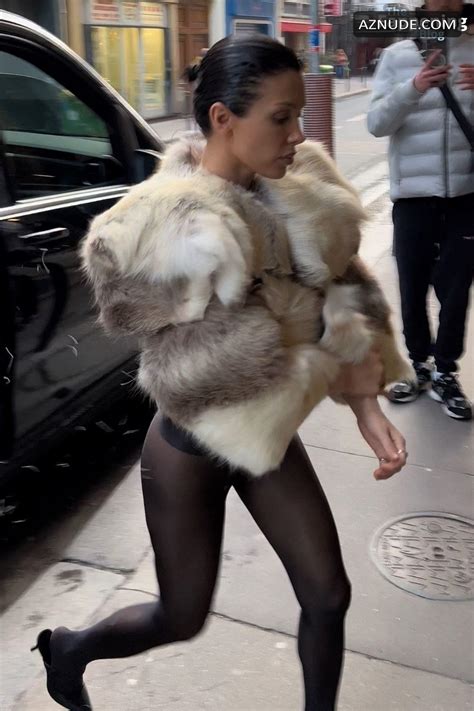 Bianca Censori Sexy Seen In Tights Without Underwear In Paris Fashion Week Fitting Aznude
