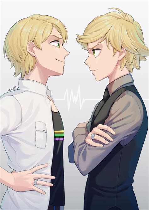 Adrien Agreste And Felix Fathom Miraculous Ladybug Drawn By Hm Danbooru
