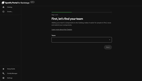 Catalog Spotify Plugins For Backstage Developer Documentation