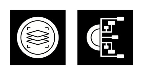 Layers And Flowchart Icon 32703609 Vector Art At Vecteezy