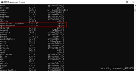 Anaconda安装opencv（whl文件）opencv版本的 Whl 文件 Csdn博客