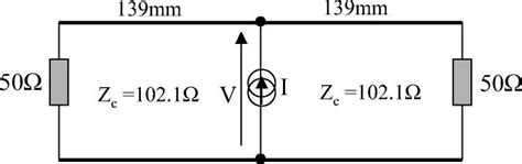 Equivalent Transmission Line Circuit Of The Coaxial Line Of Fig 2 Download Scientific Diagram