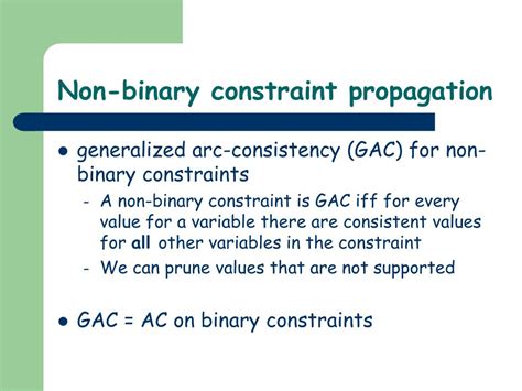Ppt Non Binary Constraints Powerpoint Presentation Free Download Id3222954