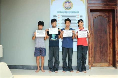 ជនជាតិថៃចំនួន៤នាក់ត្រូវកម្លាំងកងរាជអាវុធហត្ថបញ្ជូនទៅសាលាដំបូងខេត្ត សារព័ត៌មាន នគរវត្ត
