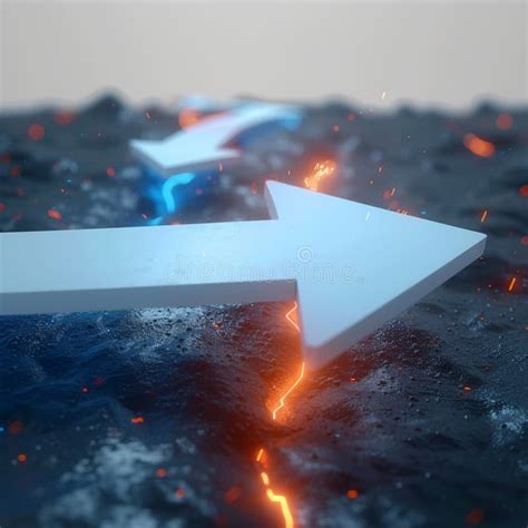 Evolving Path 3d Arrow Rendering Depicts Progress And Forward Movement