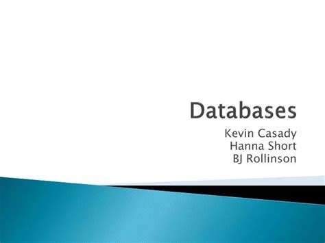 Ppt Databases Powerpoint Presentation Free Download Id3723751