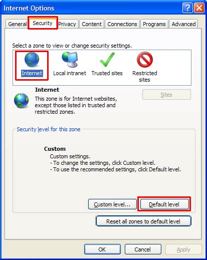 Windows Internet Zone Security Eric S