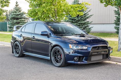 26k Mile Modified 2014 Mitsubishi Lancer Evolution X Gsr 5 Speed For Sale On Bat Auctions