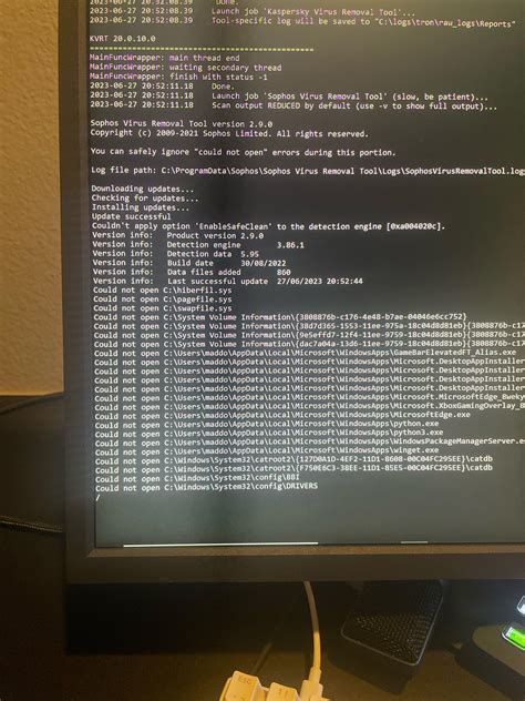 could not open[ ] r tronscript