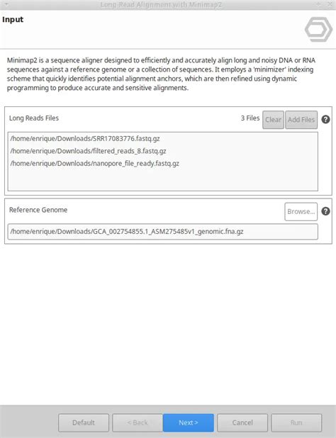 Long Read Sequence Alignment With Minimap2