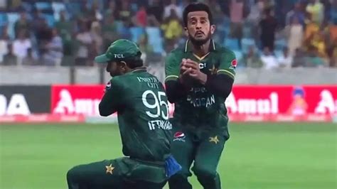 Watch Hasan Alis Hilarious Reaction As He Holds Onto A Catch Vs Sl