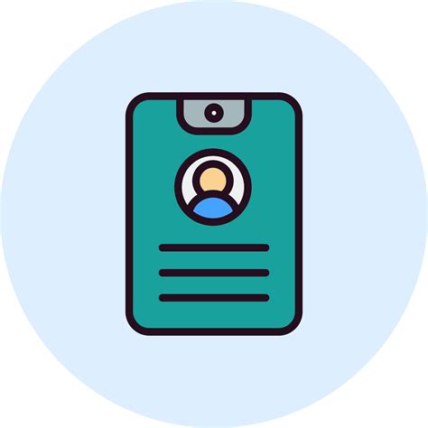 Security Pass Vector Icon 20837022 Vector Art At Vecteezy
