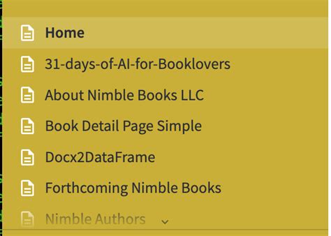 hover tips over links in sidebar multipage using streamlit streamlit
