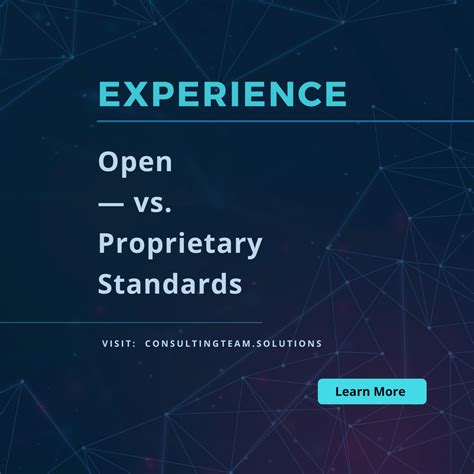 Open Vs Proprietary Standards Consulting Solutions