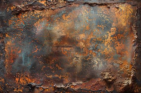 Generative Ai On Theme Of Beautiful Texture Dirty Old Rust Design Natural Abstract Background