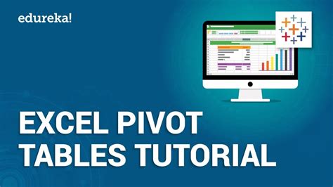 Excel Pivot Tables Tutorial Ms Excel Pivot Tables And Pivot Charts