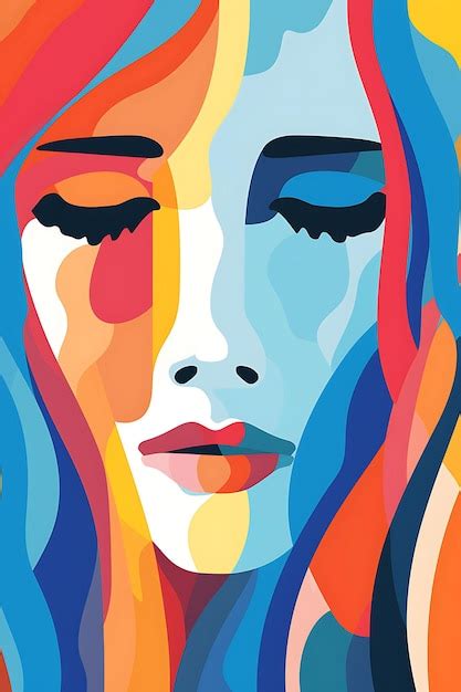 Premium Ai Image Creative Vector Poster With Abstract 2d Artwork For